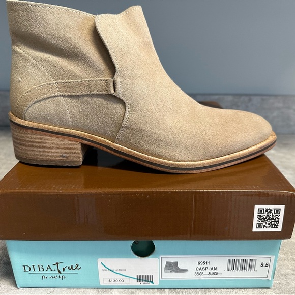 Diba True | Shoes | Diba True Womens Beige Suede Ankle Booties | Poshmark